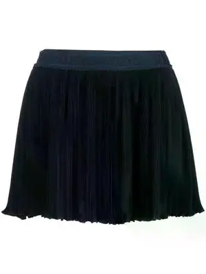 Dsquared2 Plissé Skirt With Logo Waistband