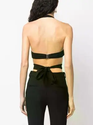 Dsquared2 Halterneck Cut-out Crop Top