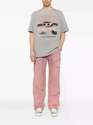 DIESEL® Logo-print Cotton T-shirt