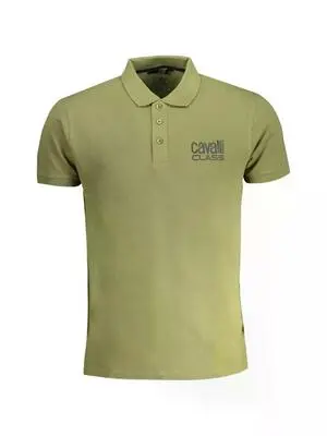 Roberto Cavalli Logo-embroidered Polo Shirt - Green