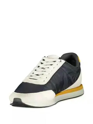 Calvin Klein Panelled Logo-patch Sneakers - Blue