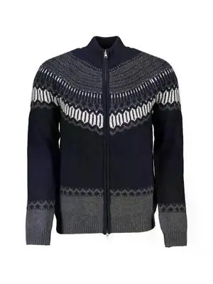 Gant Fair Isle Zip-up Cardigan
