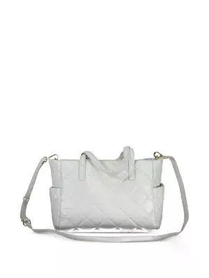 MARIO VALENTINO Quilted Tote Bag - White