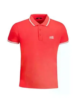Roberto Cavalli Logo-embroidered Tipped Polo Shirt