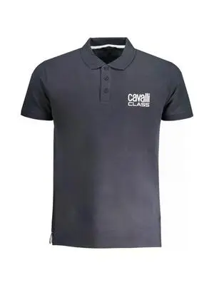 Roberto Cavalli Logo-embroidered Polo Shirt - Blue