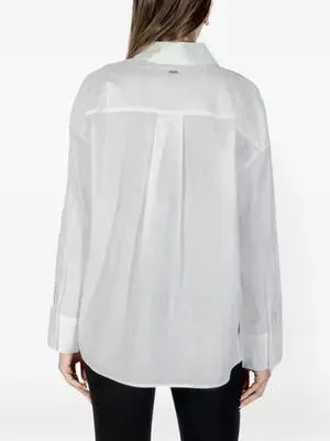 Armani Exchange Logo-jacquard Long-sleeve Shirt