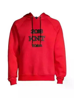 Kiton Logo-print Raglan-sleeve Hoodie