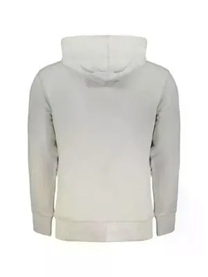Calvin Klein Logo-patch Drawstring Hoodie - Grey
