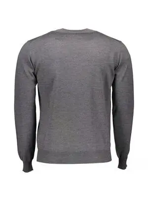 HARMONT & BLAINE Logo-embroidered Crew-neck Sweater - Grey
