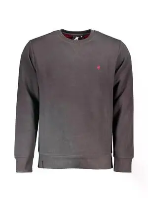 U.S. Grand Embroidered-logo Crew-neck Sweatshirt