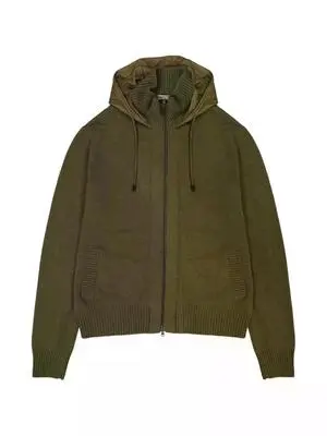 Herno Zip-up Cashmere Hoodie