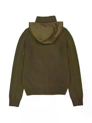 Herno Zip-up Cashmere Hoodie