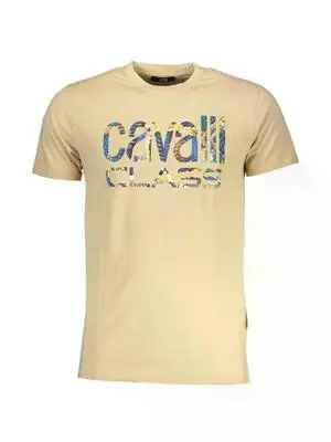 Roberto Cavalli Logo-print Crew-neck T-shirt - Neutrals