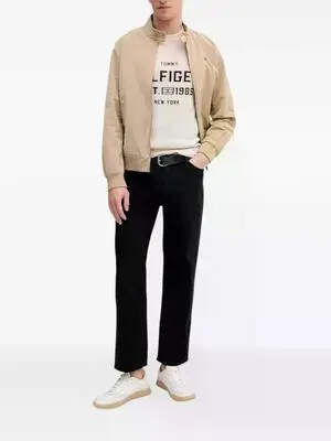 Tommy Hilfiger Knitted Cotton Sweater With Logo