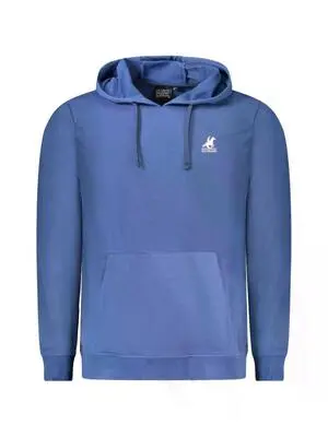 U.S. Grand Logo-print Cotton Hoodie - Blue