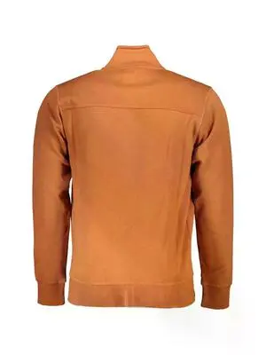 U.S. Grand Embroidered-logo Zip-up Cotton Sweatshirt