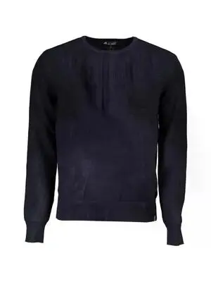 U.S. Grand Ribbed Cotton Crew-neck Sweater - Blue