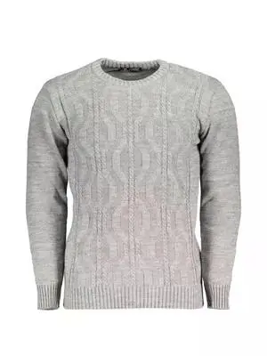 U.S. Grand Cable-knit Elbow-patch Sweater