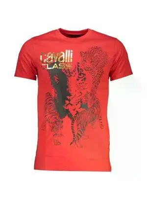 Roberto Cavalli Animal-print T-shirt - Red