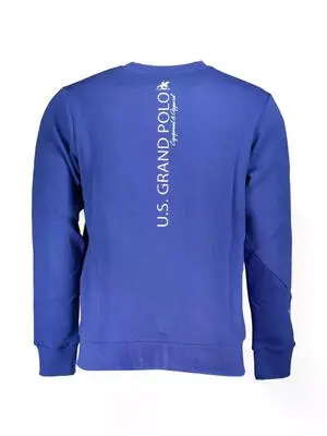U.S. Grand Logo-embroidered Crew-neck Sweater