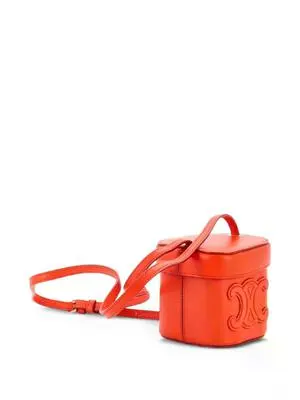 Celine Cuir Triomphe Box Bag - Red
