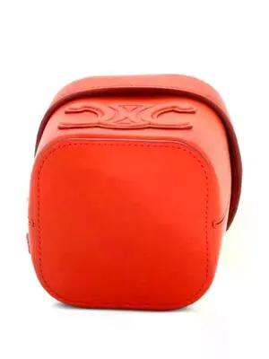 Celine Cuir Triomphe Box Bag - Red