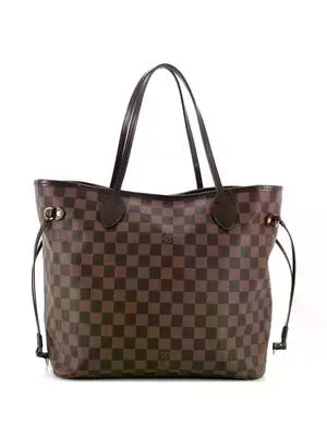 LOUIS VUITTON Neverfull Mm Damier Tote Bag - Brown