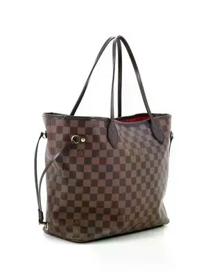 LOUIS VUITTON Neverfull Mm Damier Tote Bag - Brown