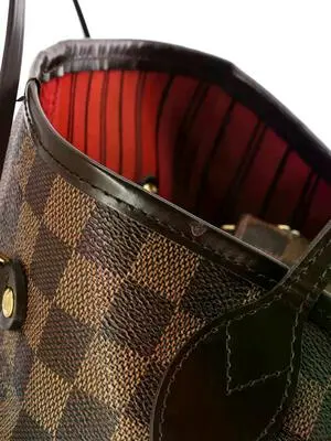 LOUIS VUITTON Neverfull Mm Damier Tote Bag - Brown