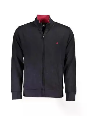 U.S. Grand Logo-embroidered Zip-up Sweater