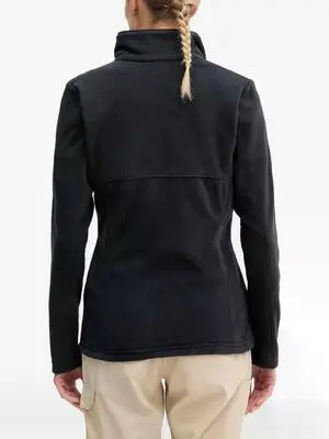 Columbia Fleece Zip-up Sweatshirt With High Neck