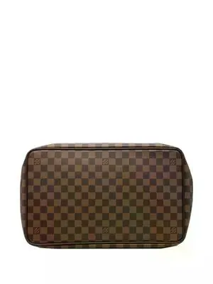 LOUIS VUITTON Damier Ebene Greenwich Pm Travel Bag