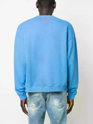 Dsquared2 Cotton Slogan Print Sweatshirt