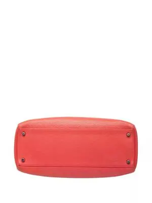 Hermès Clemence Kelly Ii Retourne 35 Satchel - Red