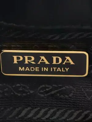Prada Naplak Duet Bucket Bag 2013-2016 - Black