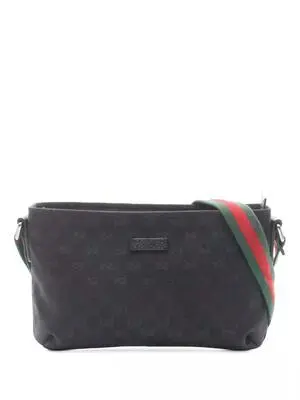 Gucci Gg Canvas Web Crossbody Bag 2000-2015