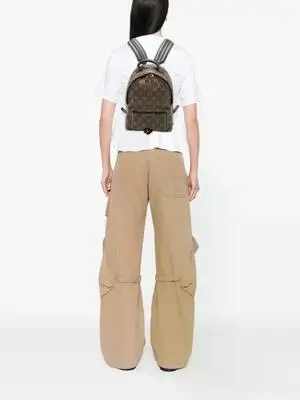 LOUIS VUITTON 2016 Monogram Palm Springs Pm Backpack - Brown