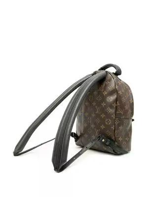 LOUIS VUITTON 2016 Monogram Palm Springs Pm Backpack - Brown