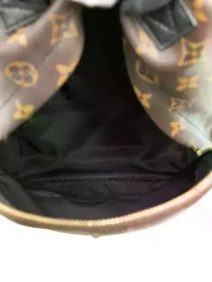 LOUIS VUITTON 2016 Monogram Palm Springs Pm Backpack - Brown
