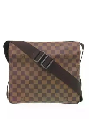 LOUIS VUITTON 2004 Damier Ebene Naviglio Crossbody Bag
