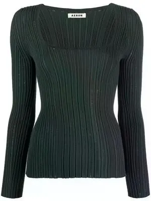 AERON Finesse Ribbed-knit Jumper