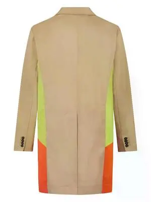 Dsquared2 Contrasting Panels Single-breasted Coat