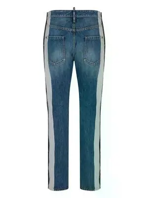 Dsquared2 Side-stripe Straight-leg Jeans