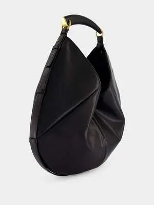 Saint Laurent Mombasa Large Hobo Bag - Black