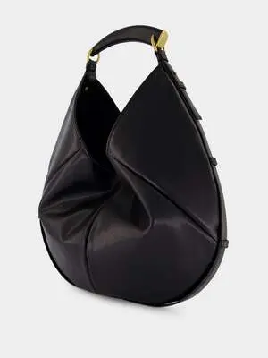 Saint Laurent Mombasa Large Hobo Bag - Black