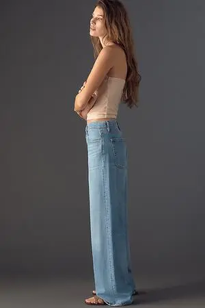 FRAME High-rise Wide-leg Jeans - Frey