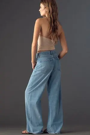 FRAME High-rise Wide-leg Jeans - Frey