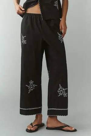 The Great. The Weekend Crop Wide-leg Pants
