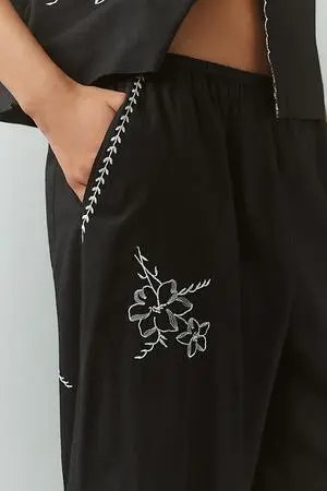 The Great. The Weekend Crop Wide-leg Pants