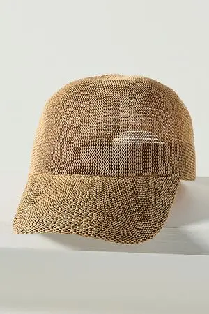 WYETH Mesh Packable Baseball Cap Camel